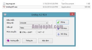 Download bản unikey 4.2 RC4 mới nhất năm 2017 | Amienphi.COM